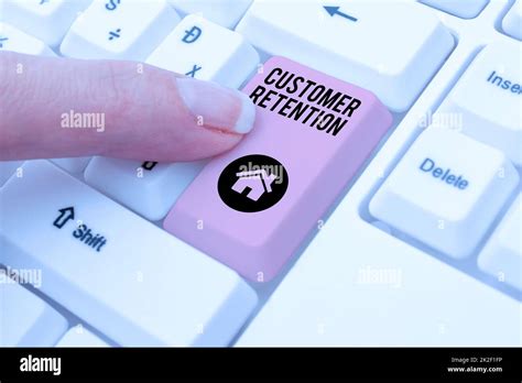 Conceptual Display Customer Retention Internet Concept Activities Companies Take To Reduce User