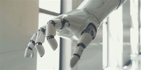 Robotic Arm Extending From Window Premium Ai Generated Image