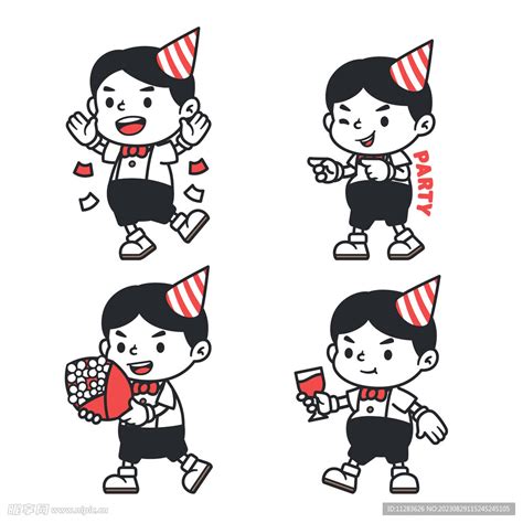 人物简笔画设计图 卡通设计 广告设计 设计图库 昵图网