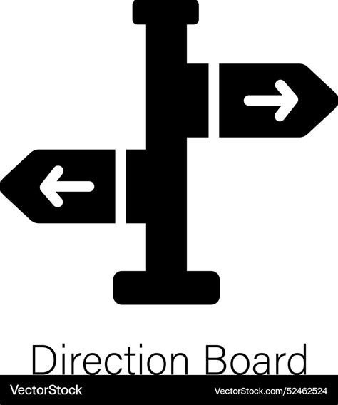 Direction Board Royalty Free Vector Image Vectorstock