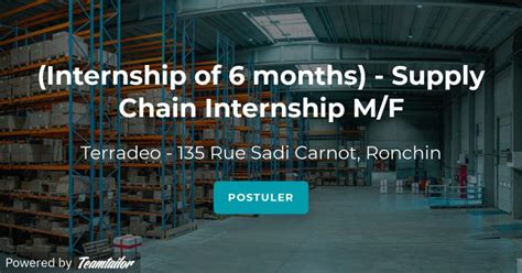 Fatima A On Linkedin Internship Of 6 Months Supply Chain Internship Mf Adeo Services