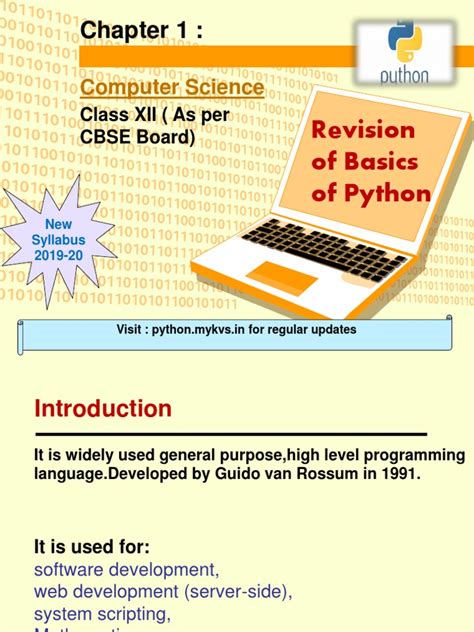 Revision Of The Basics Of Python Download Free Pdf Control Flow Data Type