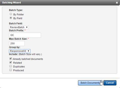 Batch Documents
