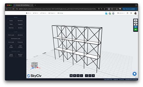 Scaffolding Design Structure Examples And Tutorial Skyciv