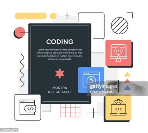 Modern Coding Banner Design High Res Vector Graphic Getty Images