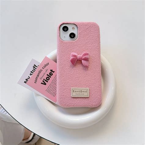 입체 리본 패브릭 아이폰 케이스