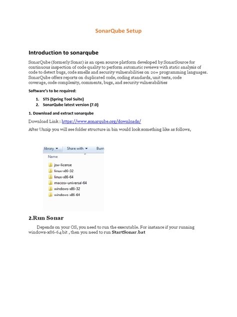 sonar qube setup pdf source code eclipse software