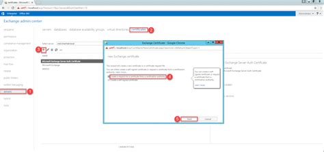 نحوه ایجاد Certificate برای Exchange 2016 قسمت دوم