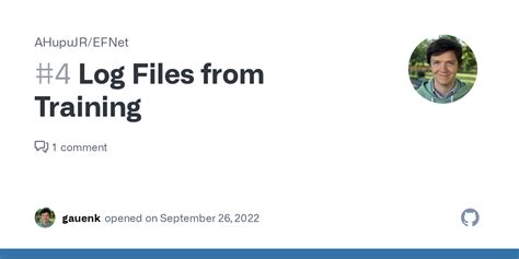 Log Files From Training · Issue 4 · Ahupujr Efnet · Github