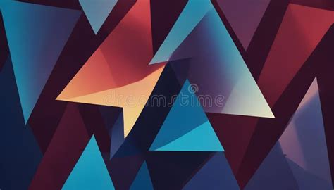 A Dynamic Arrangement Of Colorful Overlapping Triangles Creating A