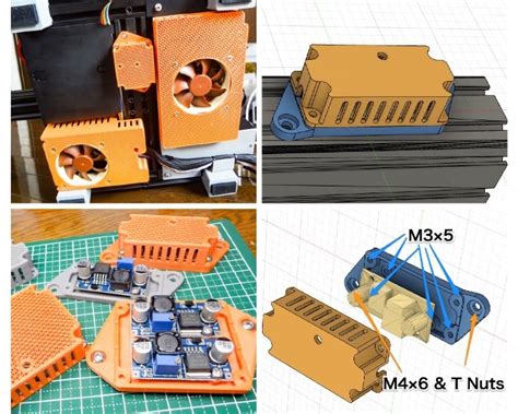 Lm2596 Module Cover For 4040 Frame Mount By Fluffy0026 Download Free