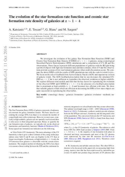 Pdf The Evolution Of The Star Formation Rate Function And Cosmic Star