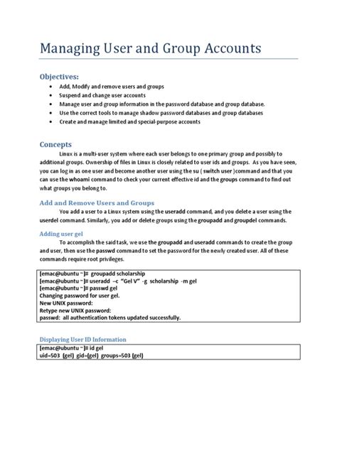 managing user accounts in linux pdf access control system software