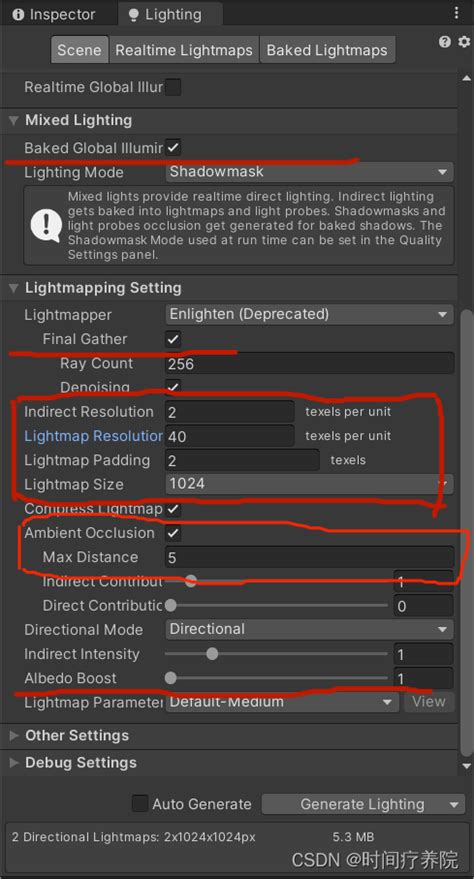 Unity光照渲染设置window Rendering Lighting Setting Csdn博客