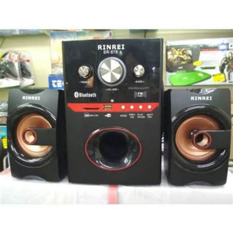 Jual Speaker Rinrei Sr 878e Bluetootch Usb Sd Card Fm Radio Shopee
