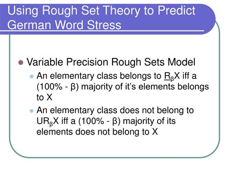 ppt example applications of rough sets theory a survey powerpoint