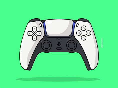 PS5 Controller Illustration By Ronak Jadhavrao On Dribbble