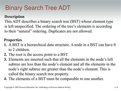 Ppt Chapter 11 Binary Search Trees Powerpoint Presentation Free