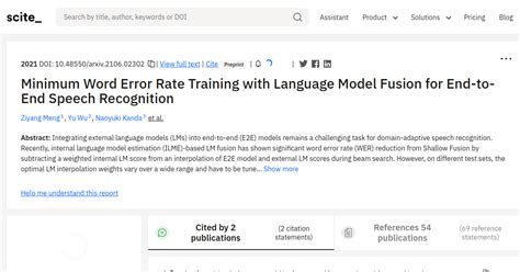 [citation report] minimum word error rate training with language model