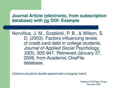 PPT APA Citation Style PowerPoint Presentation Free Download ID