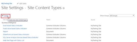 Understanding SharePoint Content Types