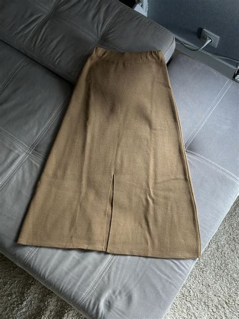 Трикотажная юбка миди — цена 380 грн в каталоге Миди юбки Купить