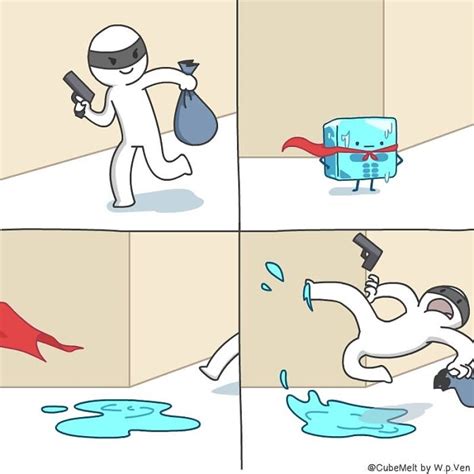 Comics About The Daily Struggles Of An Ice Cube By This Artist Bored Panda