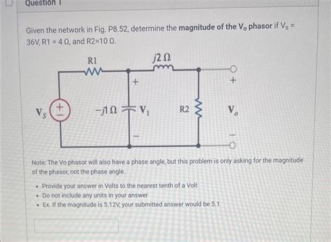 Solved Given The Network In Fig P Determine The Chegg