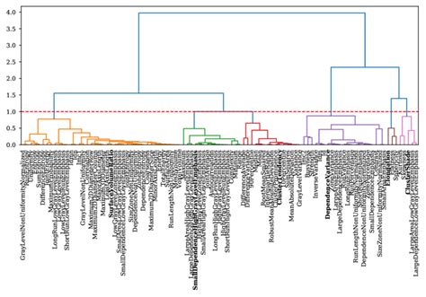 Hierarchical Cluster Formation Based On The Feature Correlation Matrix