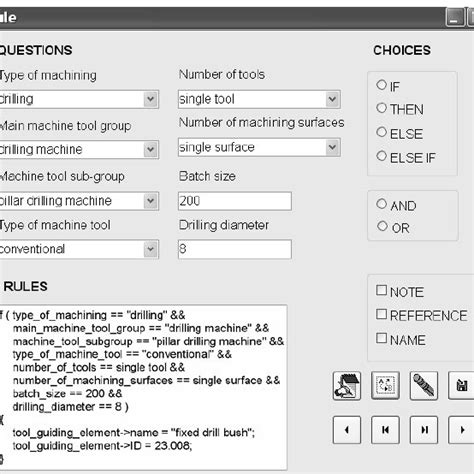 Dialog Form For Production Rules In The Knowledge Base Download Scientific Diagram