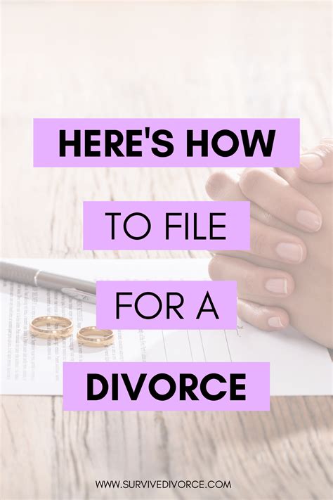 How To File For Divorce Artofit