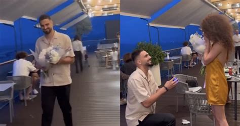 Video ემოციური კადრები გიორგი მამარდაშვილმა რჩეულს ხელი სთხოვა