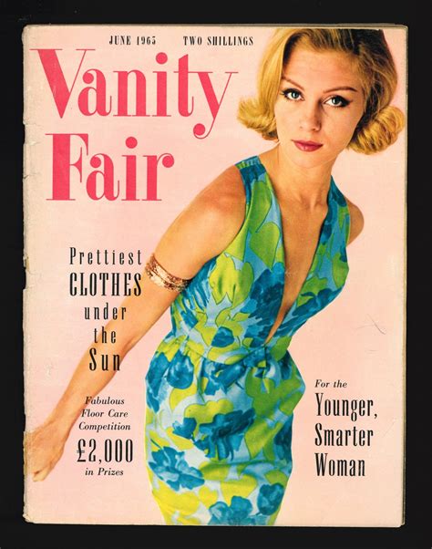 Vanity Fair June 1965 Rare Retro Vintage Original Fashion Magazine Etsy
