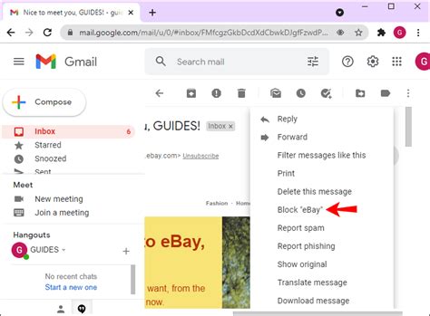 How To Block An Email Address In Gmail