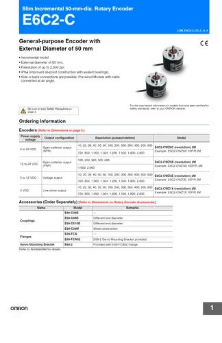 Black E6c2 Cwz5b Omron Rotary Encoder For Industrial At Rs 12000 Piece In Pune
