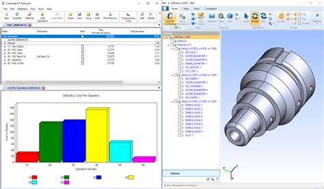 machining part cost estimating quoting software