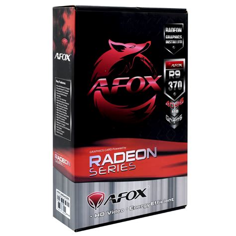 Placa de Vídeo AFOX 4GB Radeon R9 370 GDDR5 - AFR9370-4096D5H4 no ...