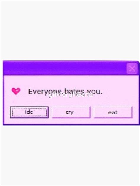 Windows Error Message Sticker For Sale By Glitteryhearts Redbubble