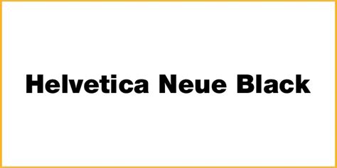 Helvetica Neue Black Font Free Font Download Download Thousands Of