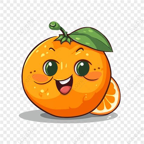 오렌지 클립 아트 오렌지 만화 캐릭터 벡터주황색칼라바자 Png 일러스트 무료 다운로드 Lovepik