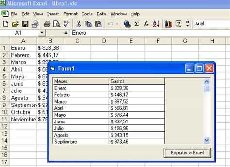 Exportar Un Flexgrid A Excel