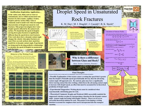 Pdf Droplet Speed In Unsaturated Rock Fractures