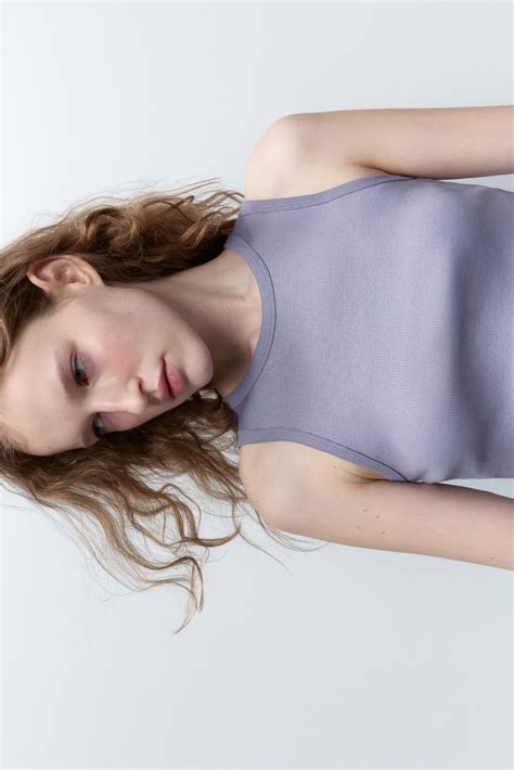 Майка в рубчик на широких бретелях 2421121017 цвет мультиколор 99 по цене 799 рублей