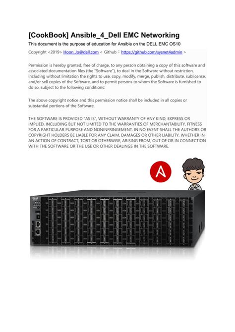 [cook Book] Ansible 4 Dell Emc Networking Pdf