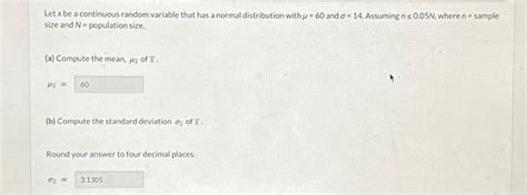 solved let x be a continuous random variable that has a