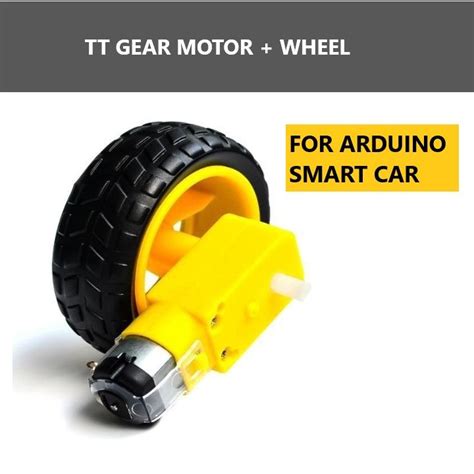 Tt Gear Motor With Plastic Wheel For Arduino Smart Car Darazlk Tt Gear Motor With Plastic Wheel For Arduino Smart Car Darazlk
