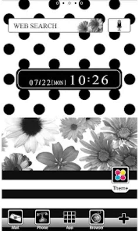 Flower Wallpaper Monochrome For Android Download