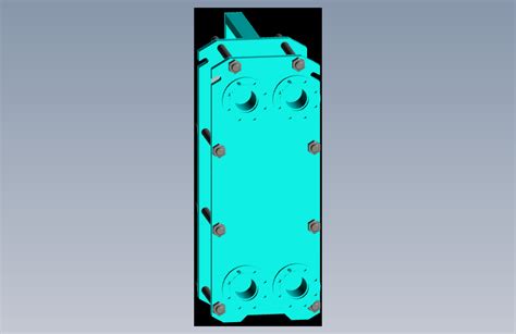 板式换热器 1 Autocad 2007 模型图纸下载 懒石网