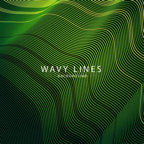 Wave Lines Pattern An Abstract Stripe Background Vector Stock Vector Illustration Of Effect