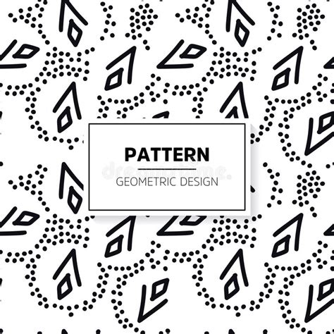 Monochrome Abstract Striped Texture Seamless Pattern For Background Stock Vector Illustration